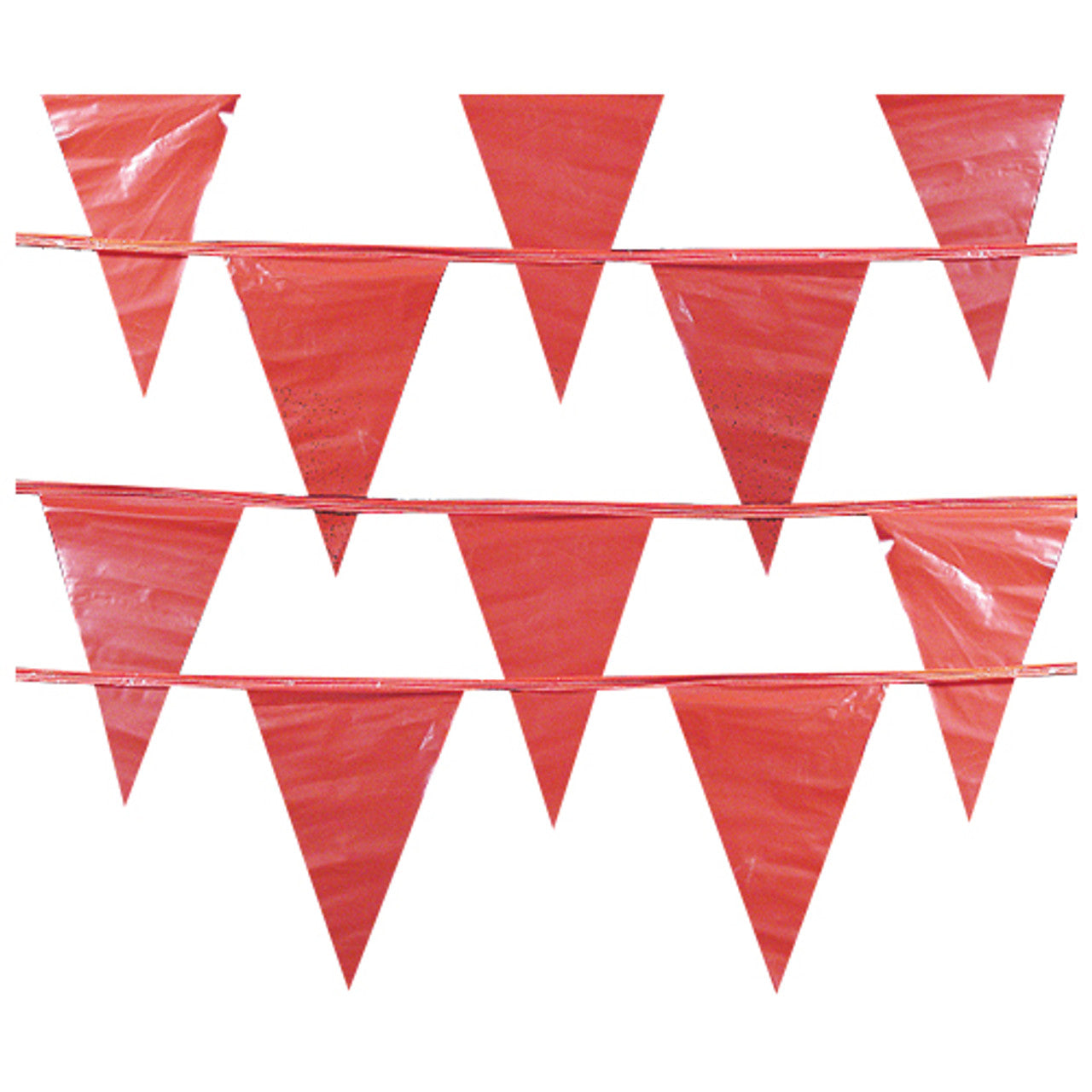 Red 105' OSHA Perimeter Marker Pennant Flags (4 Units) – ItsMyLe
